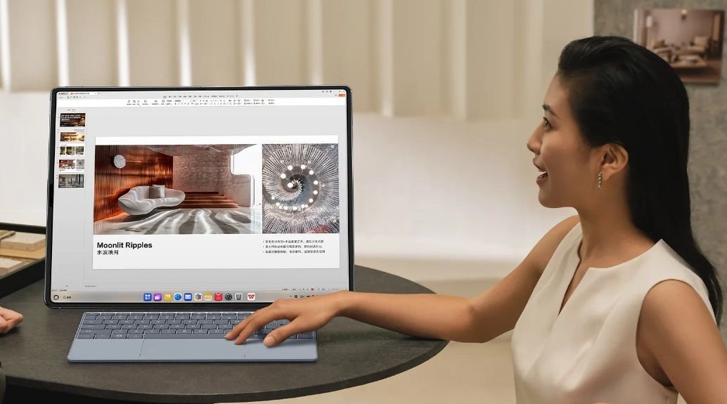 MateBook Fold: novo notebook dobrável e ultrafino da Huawei tem SO próprio