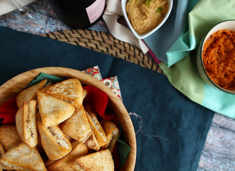 Pita chips - quick recipe