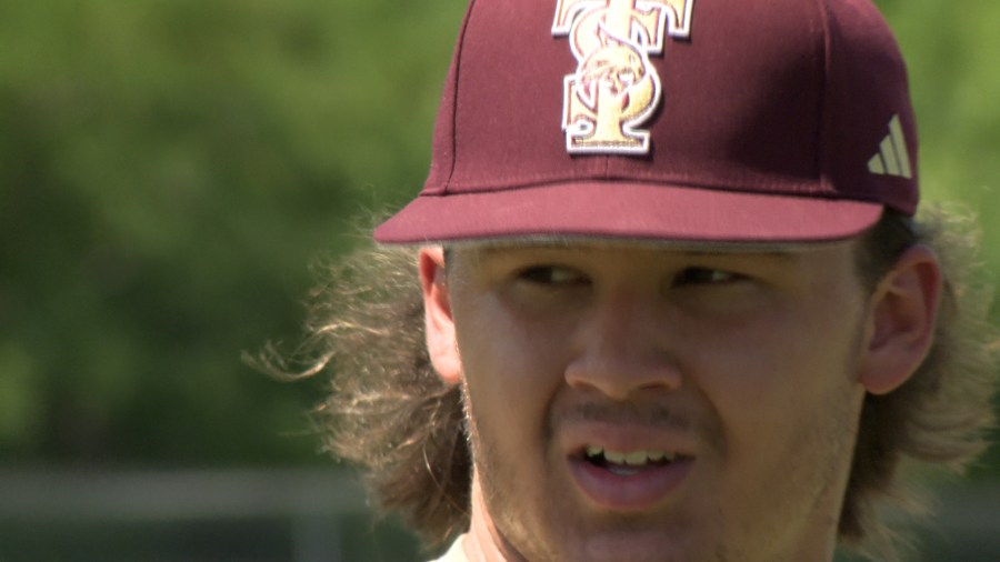 Texas State’s Alex Valentin pitches with a unique flair