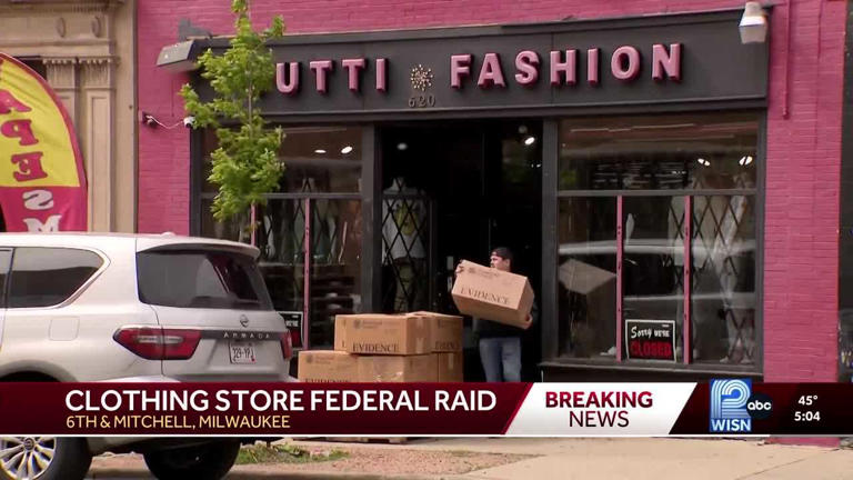 Federal agents raid clothing store in Milwaukee's Historic Mitchell Street