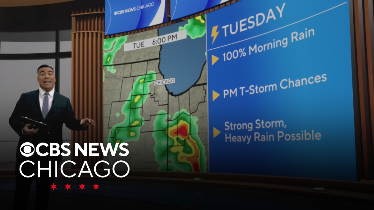 Rain, rain, and more rain on Tuesday in Chicago