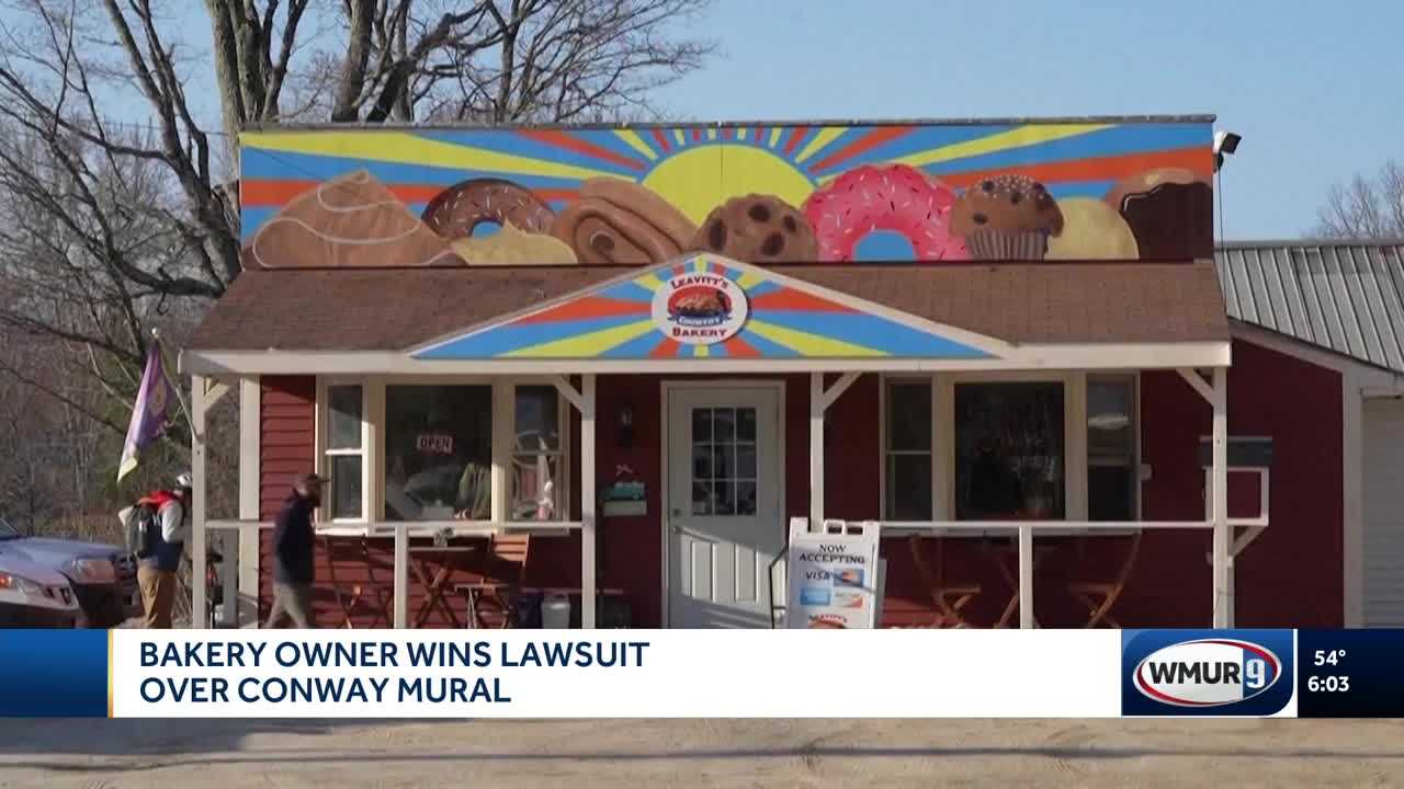 Conway bakery owner wins lawsuit in mural dispute