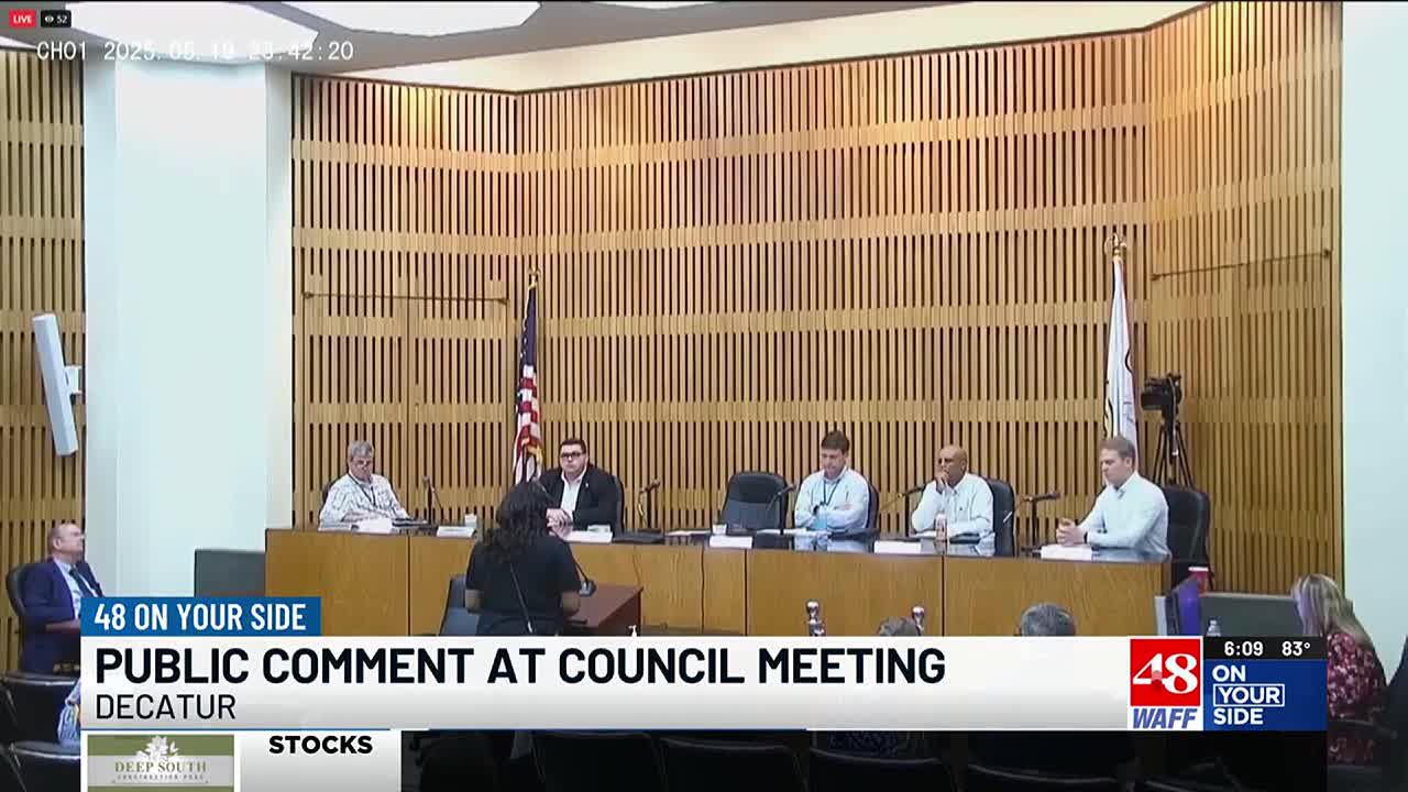 Public comment resumes at Decatur City Council meetings