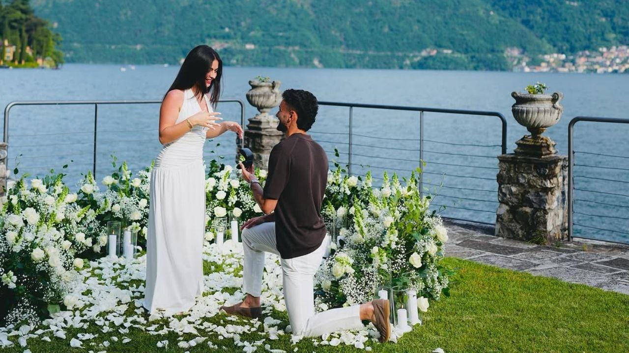 «Para sempre começa agora...»: João Mário pede a namorada em casamento