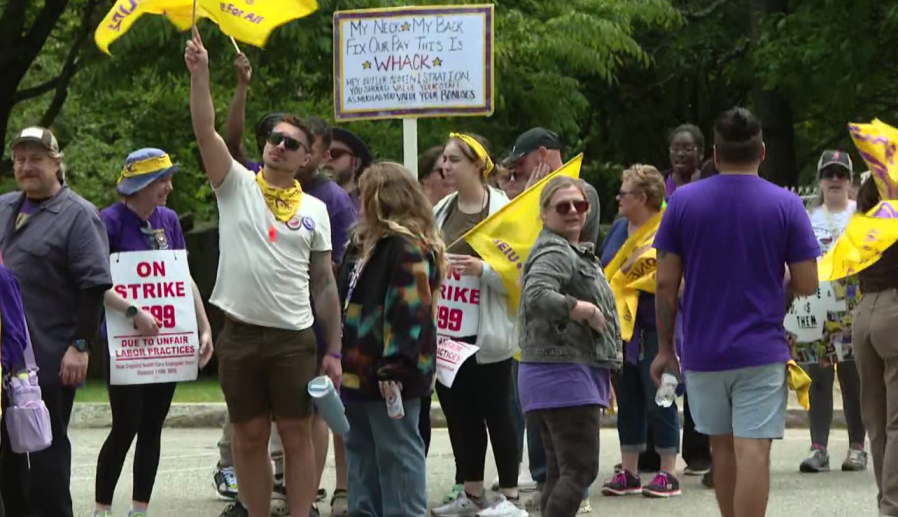 Butler Hospital warns striking staffers that benefits will soon expire