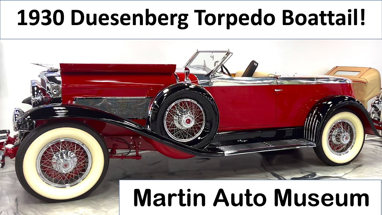 1930 Duesenberg Torpedo Boat-Tail at the Martin Auto Museum in Phoenix ...