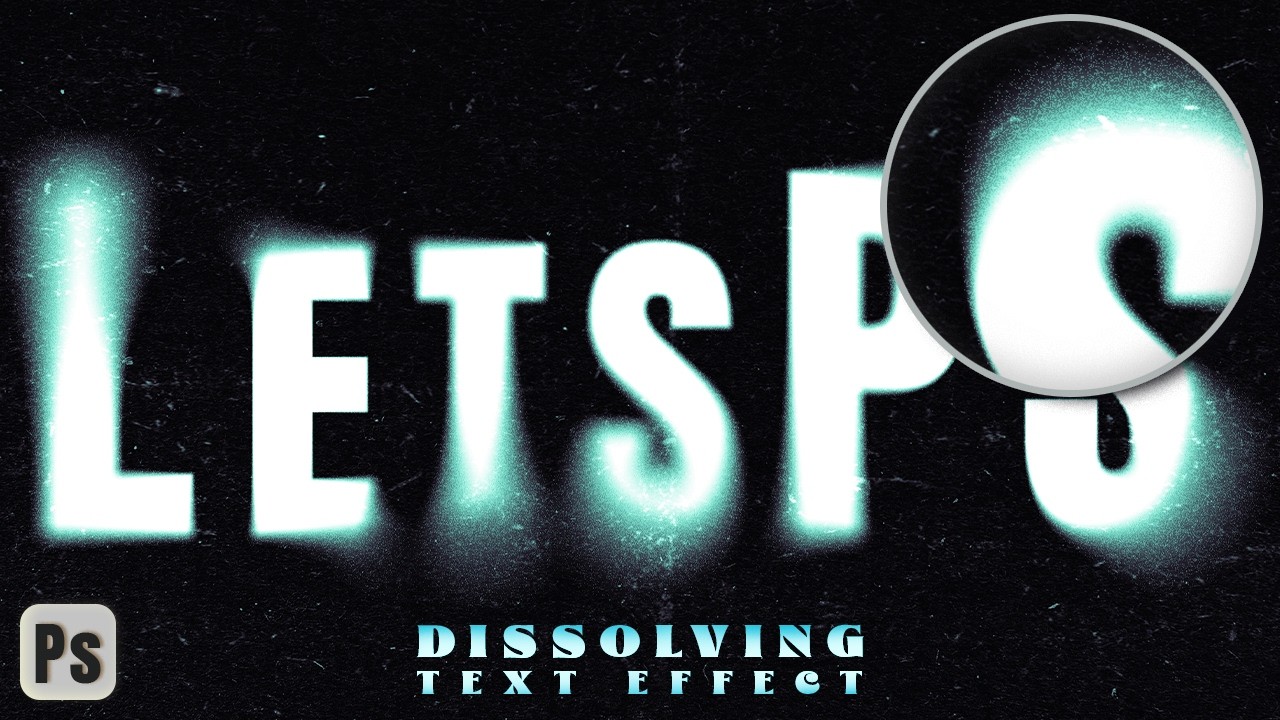 Stunning Dissolve and Blur Text Effect in Photoshop Quick and Easy Tutorial