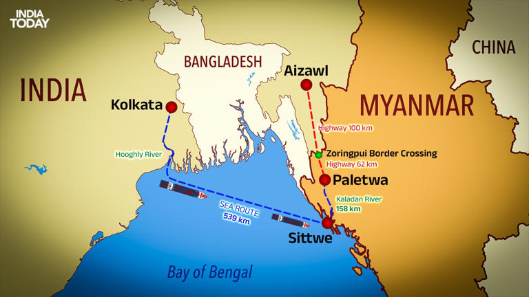 How India will bypass Bangladesh roads and roadblocks