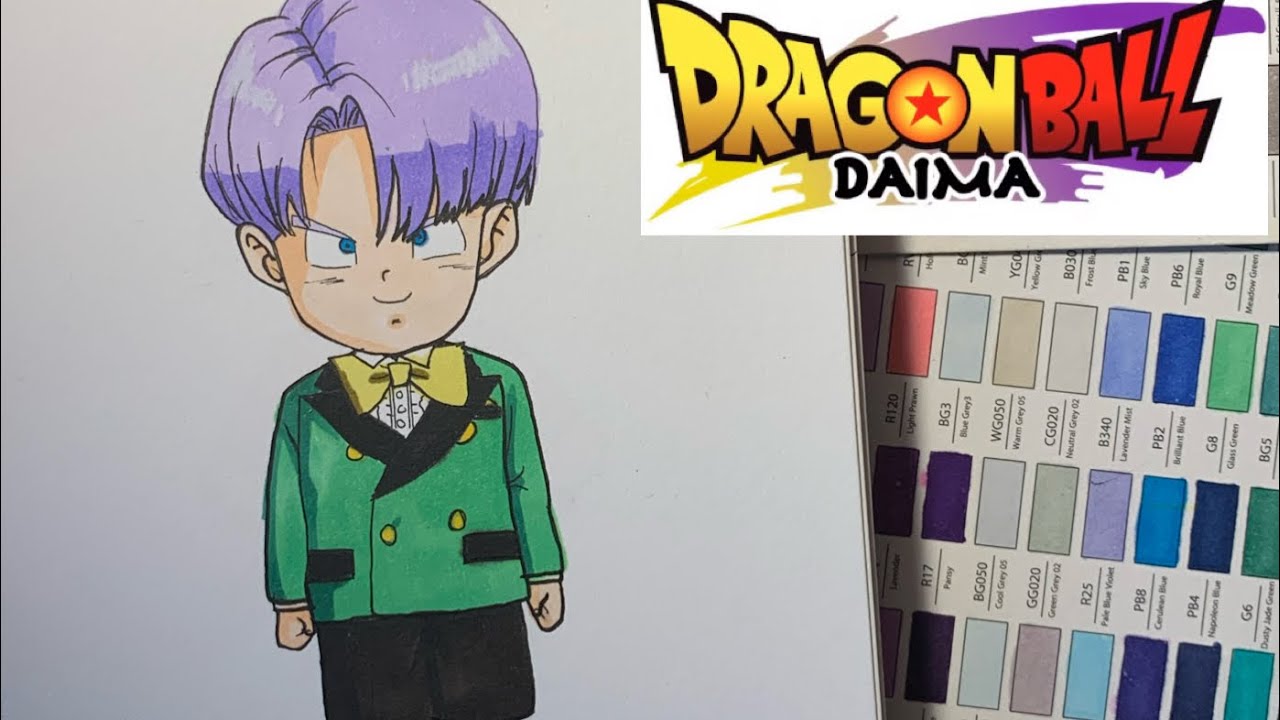 Drawing Trunks! Dragon Ball Daima!