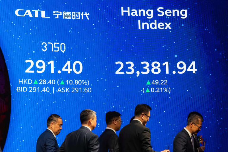 CATL shares surge 13% on first day of Hong Kong listing, biggest IPO ...