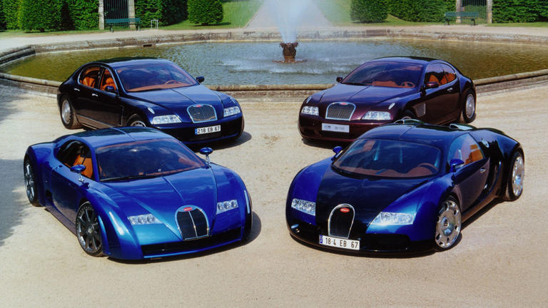 The Bugatti Veyron was first sketched on a Japanese bullet train with a ...