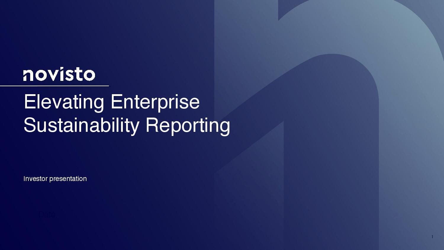 Novisto helps companies track their sustainability efforts. Check out ...