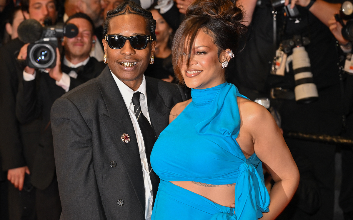 Couple goals: Zwangere Rihanna schittert samen met A$AP Rocky op rode ...