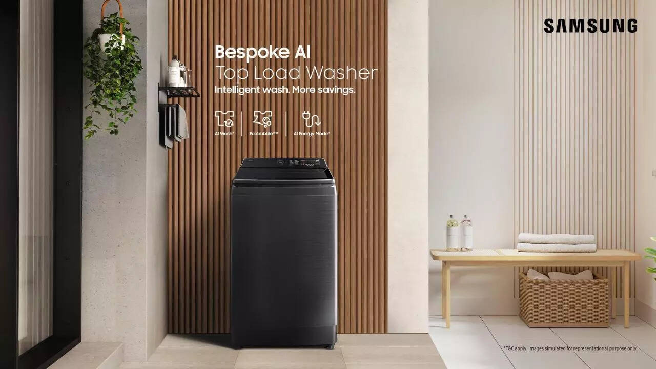 Samsung launches Bespoke AI top load washing machines with AI wash in ...