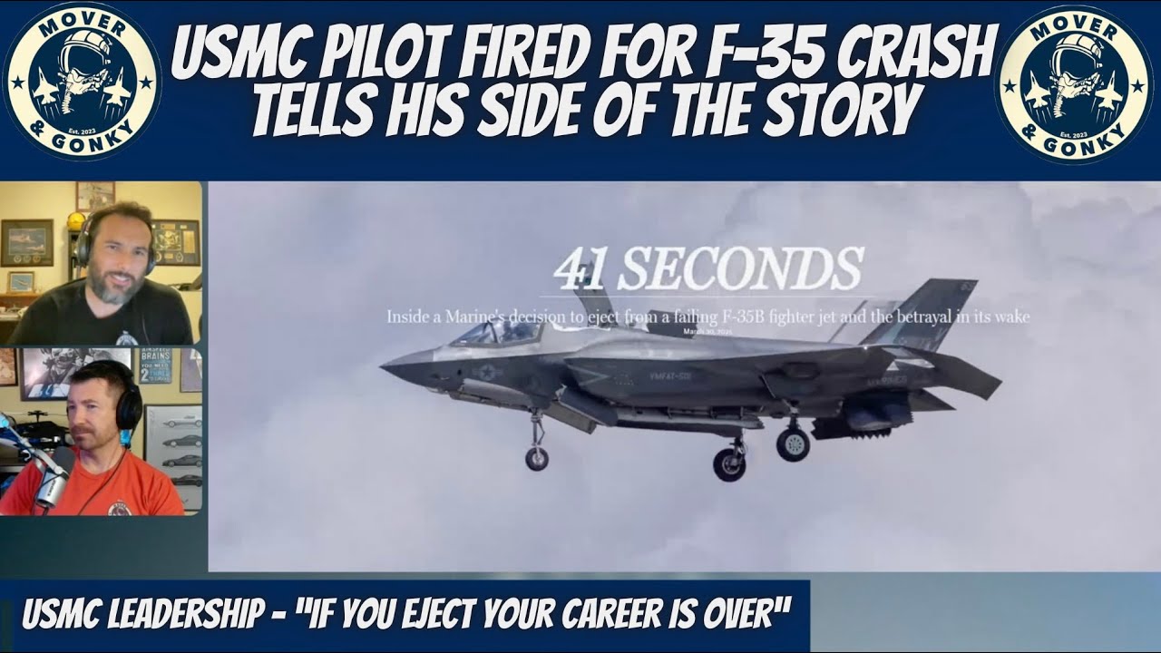 Fighter Pilots Analyze F-35B Ejection Moment by Moment