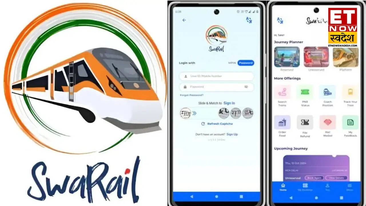 SwaRail App: IRCTC का नया ऐप, एक क्लिक में कई सारी सुविधाएं - यहां देखें खूबियां