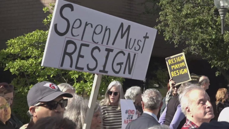 Protests at City Hall demand Cleveland Heights mayor's resignation over ...