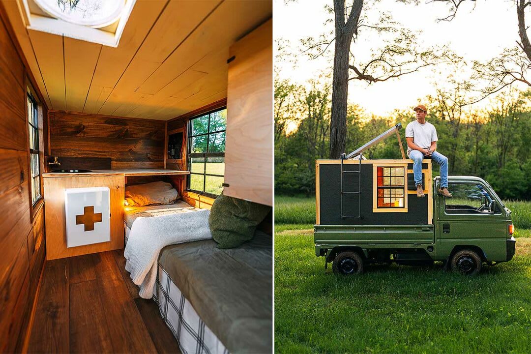 Le YouTubeur Levi Kelly dévoile le « van aménagé » le plus petit au monde