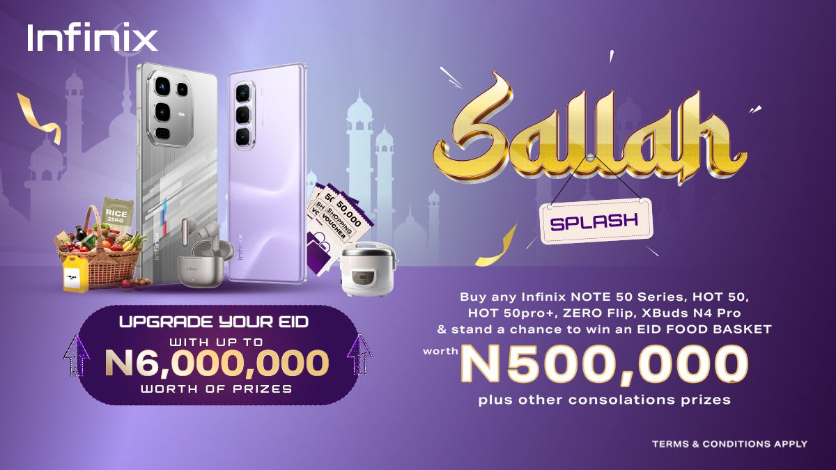 Upgrade Your Eid and Win Exciting Prizes with the Infinix Sallah Splash Promo