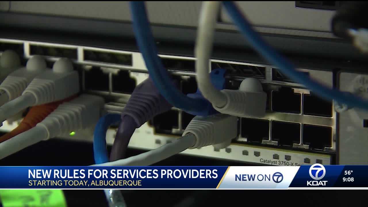 Albuquerque announces rules for installing fiber internet
