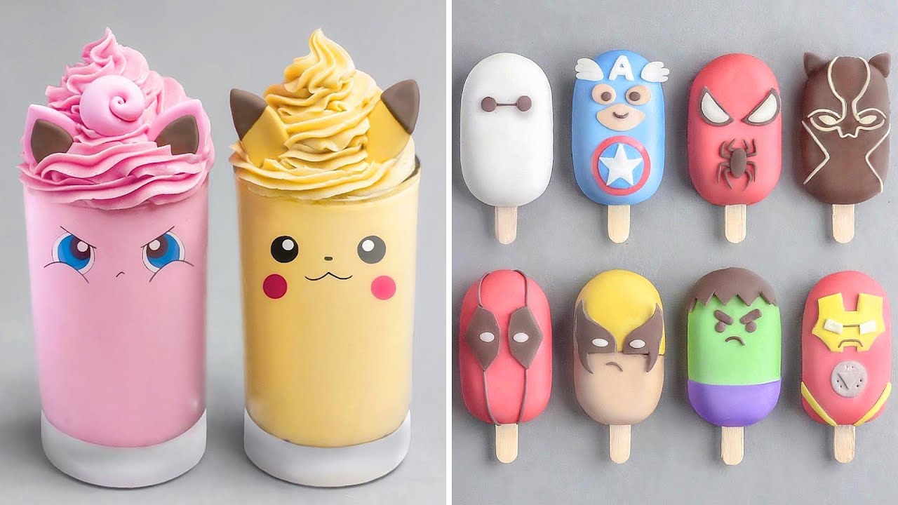 How to Make Pokémon & Superhero Treats ⚡🦸 | Satisfying Dessert Tutorial