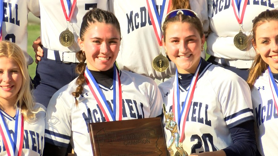 DeLuca, Nageli lead Trojans to 12-0 D-10 6A softball championship win