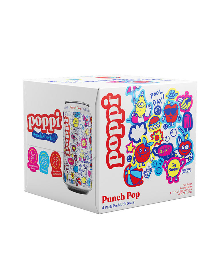 Poppi's Summer Soda Gets a Playful Twist That Packs a Punch From Artist ...