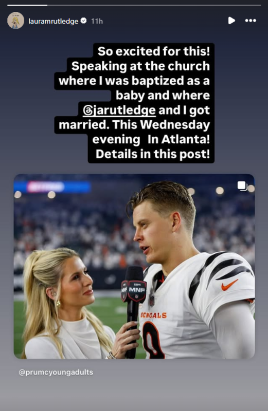 ESPN Reporter Laura Rutledge Reveals Exciting Personal News on Monday