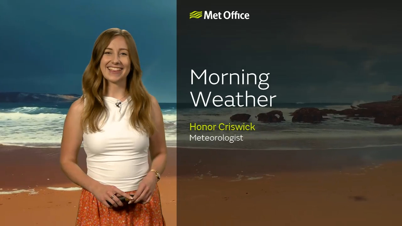 Met Office Tuesday Morning Weather Forecast 20/05/2025
