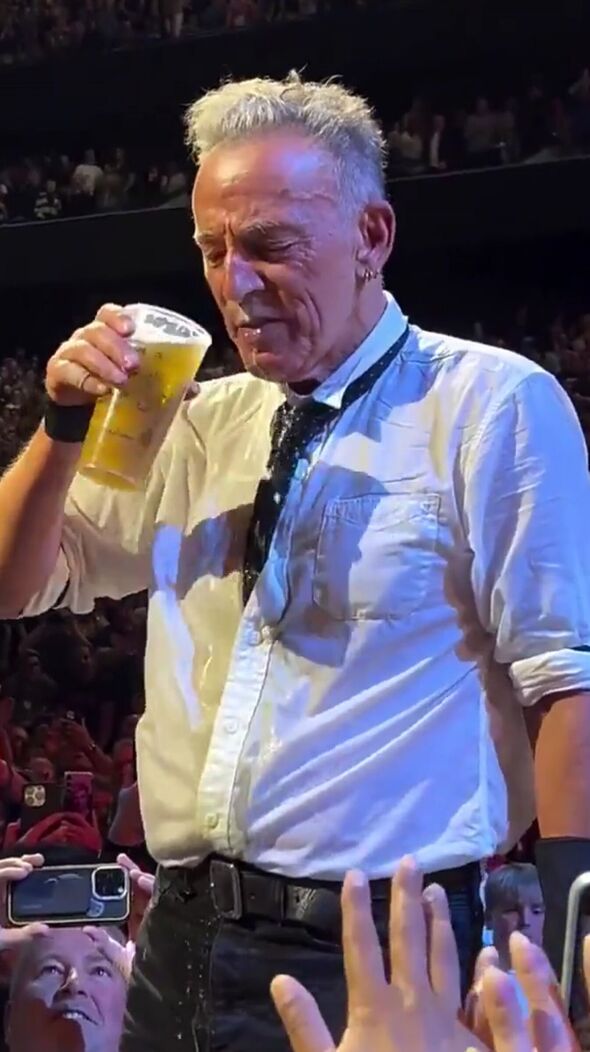 Bruce Springsteen ignores Donald Trump backlash as he's seen drinking ...