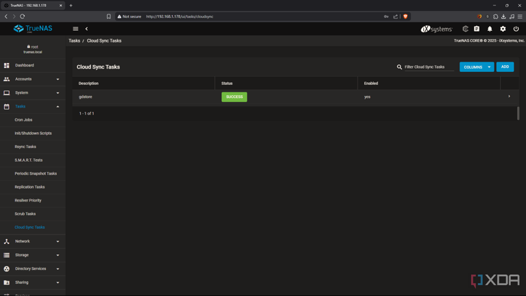 I finally set up TrueNAS cloud sync for the first time, and it blew my mind