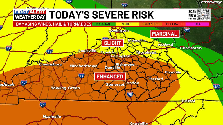 FIRST ALERT WEATHER DAY | Severe storms with tornado potential possible ...