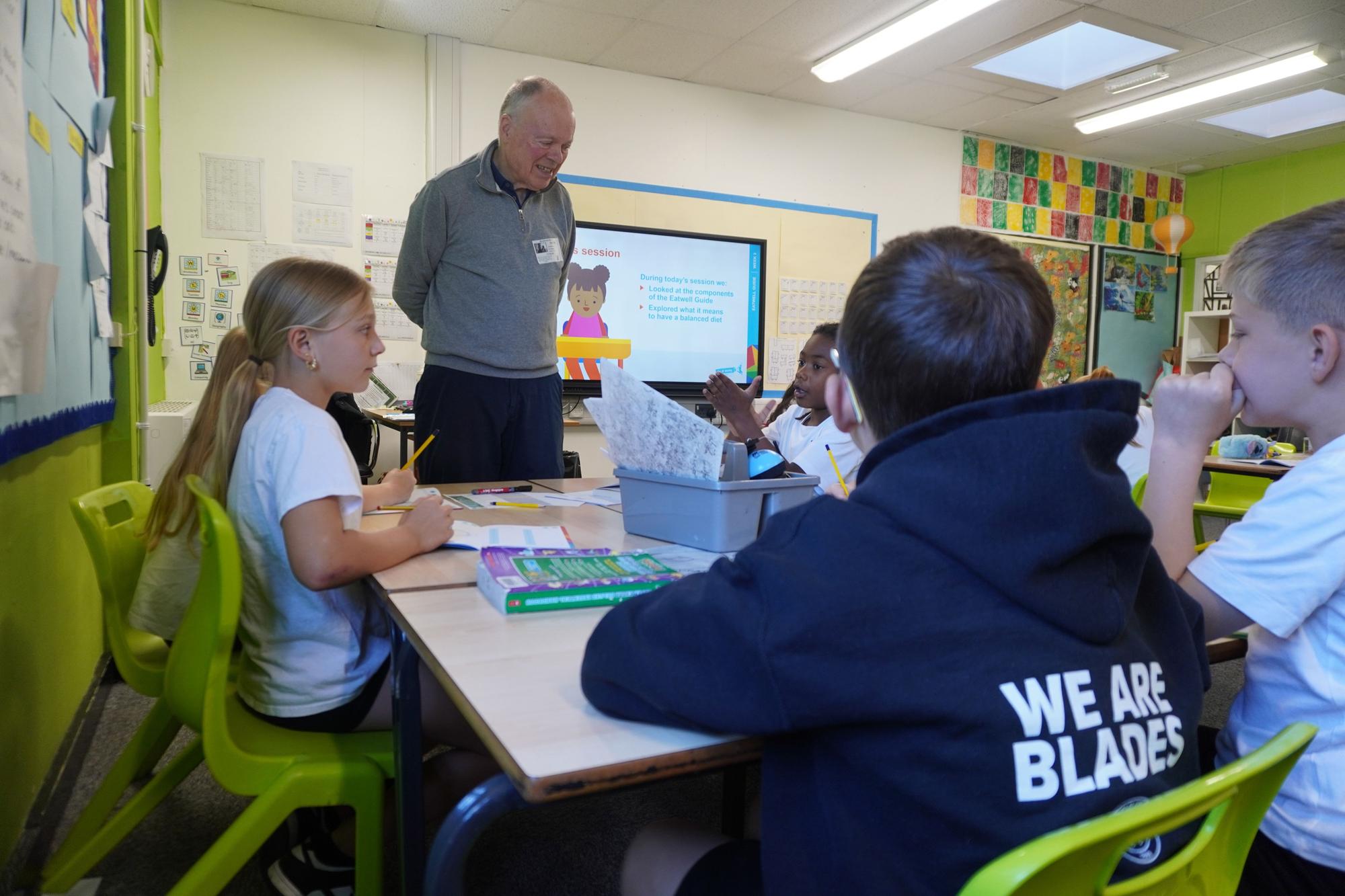 Clive Betts MP visits Athelstan Primary to celebrate Ferrero’s ‘Joy of ...