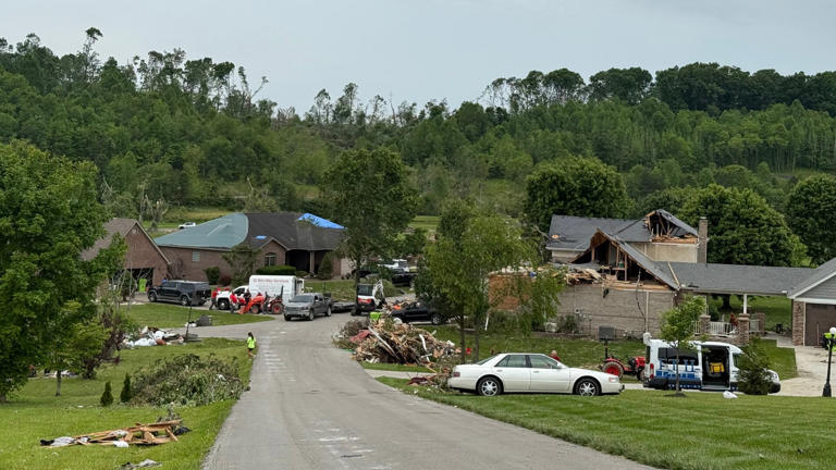 ‘We could hear it coming’: homes destroyed in Ky. tornado
