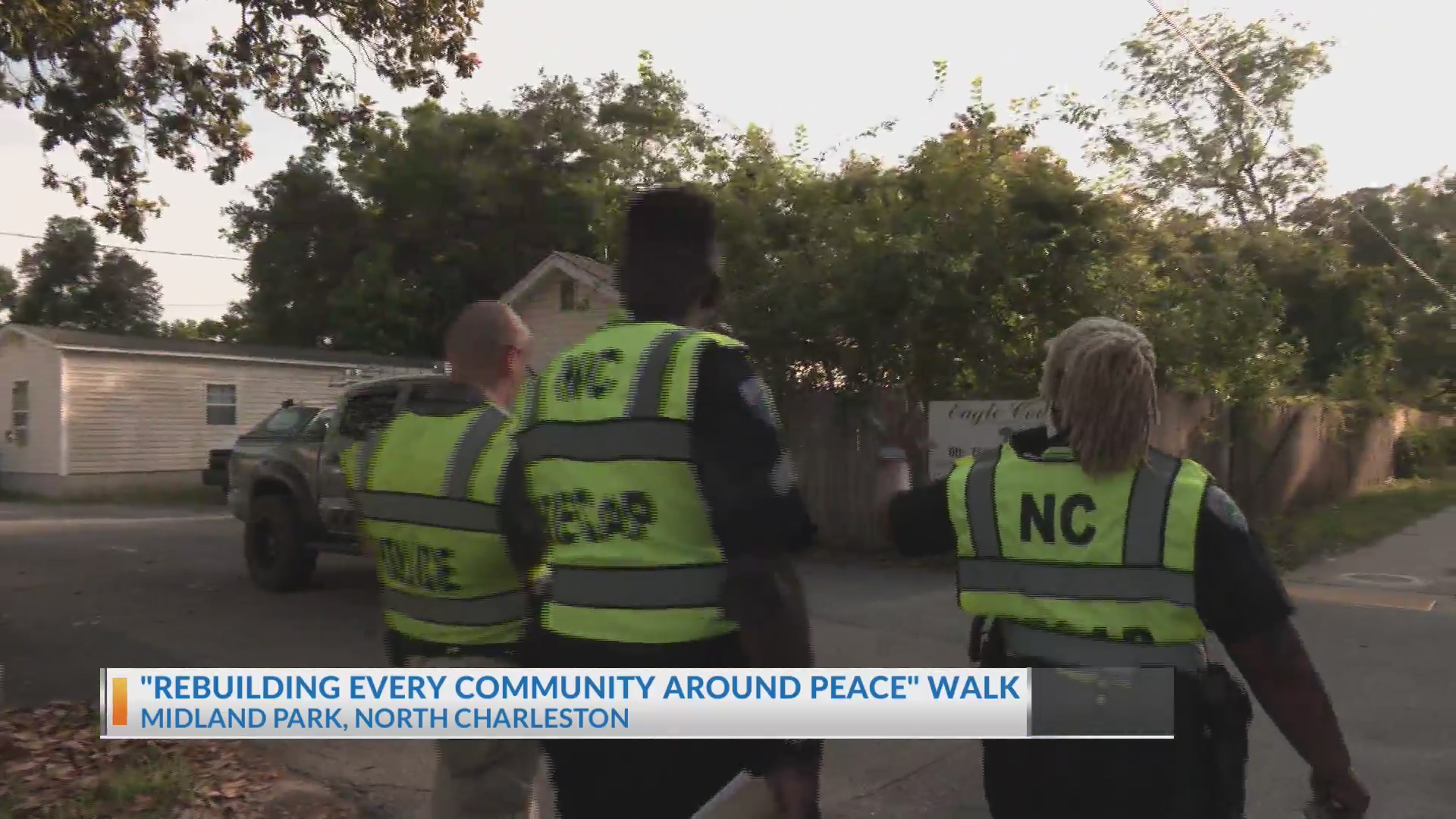 North Charleston police hold "Peace Walk" in Midland Park