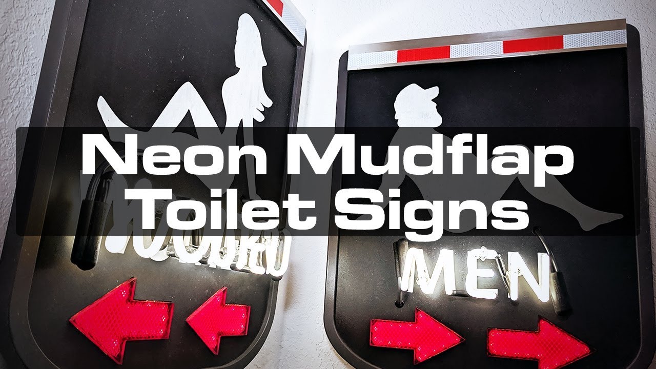 Brighten Your Bathroom with Neon Toilet Signs