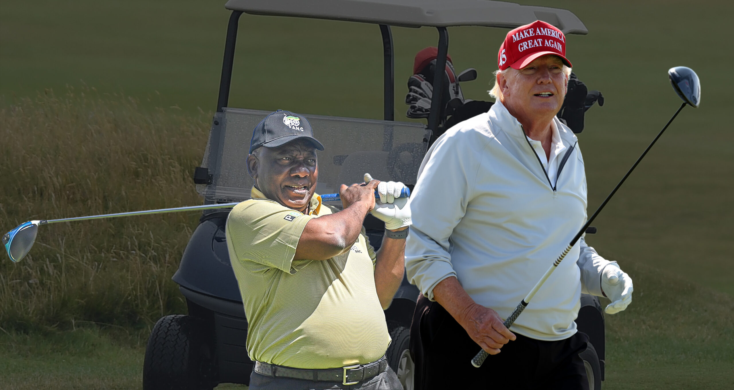 Ninth hole negotiations: Sneak time travel peek into Trump/Ramaphosa’s ...