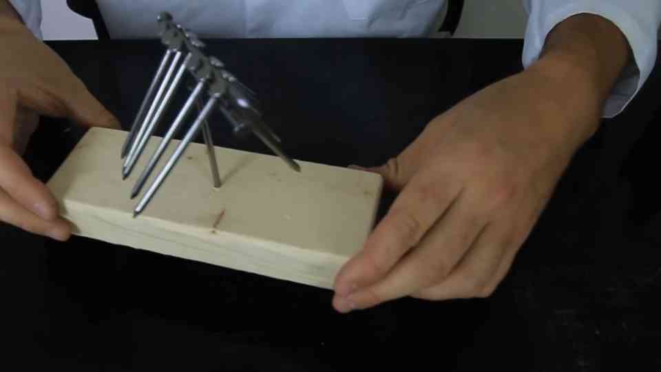 Amazing Balancing Nails Trick