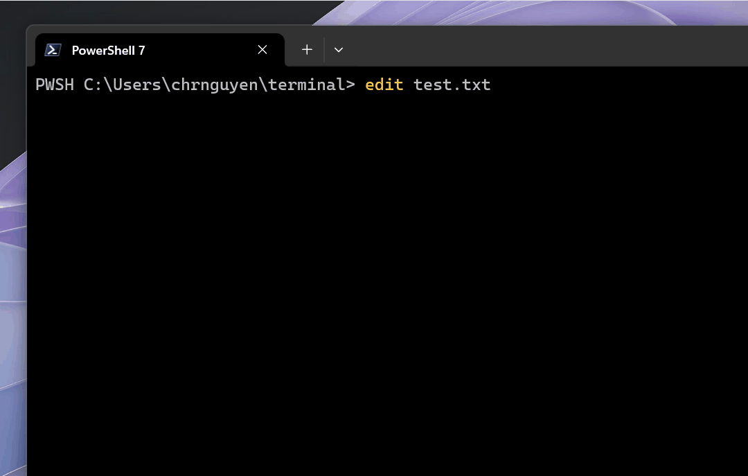 Microsoft lancia Edit, il nuovo editor testuale da riga di comando
