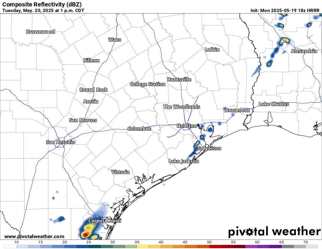 Weak cold front brings Houston a slim rain chance Tuesday. Here's what ...