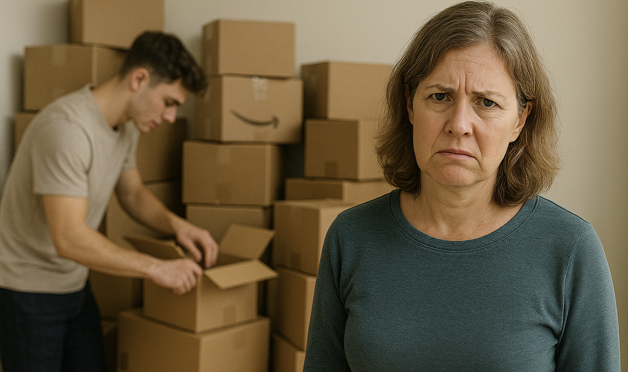 My son just started a buy-and-sell business using my house as the ...