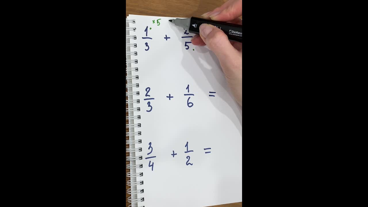 Cool math hack to add fractions fast