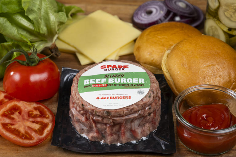 Plant-based meat has a problem. It may need more meat.