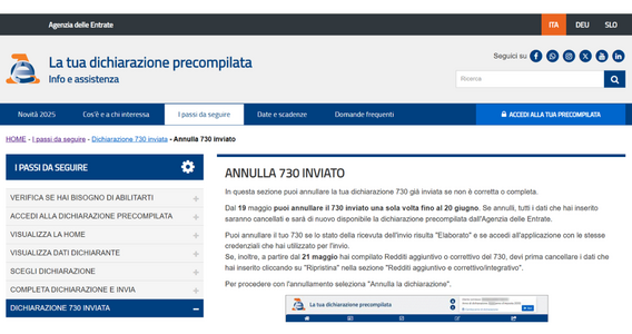 Modello 730/2025 precompilato, invio con errori o dati mancanti? Le ...