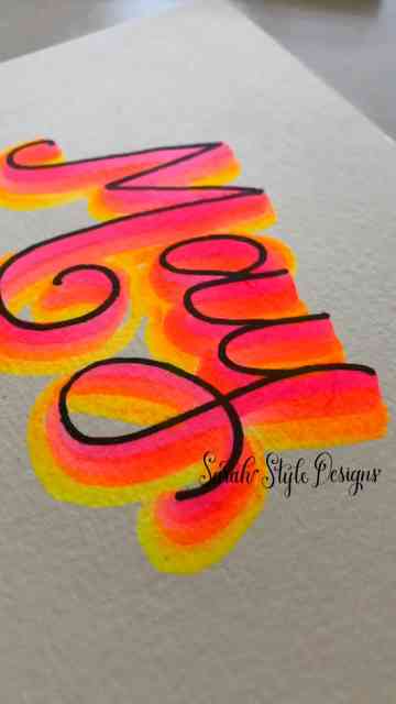 Bold and Beautiful: Expressive Word Art Lettering