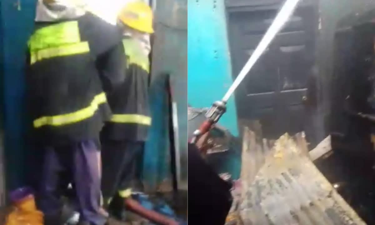 Oyo: Fire ravages residential building in Ibadan