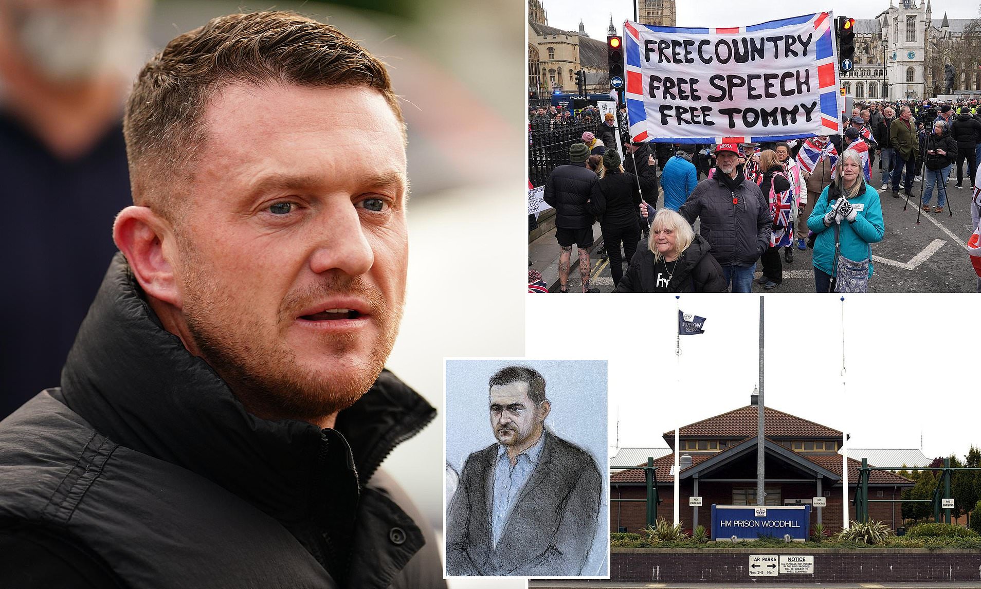Tommy Robinson set to be released next week after High Court reduces 18 ...