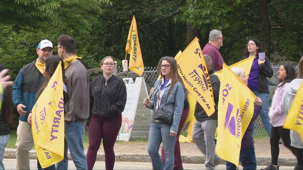 Butler Hospital employees continue to strike even as benefits are set ...