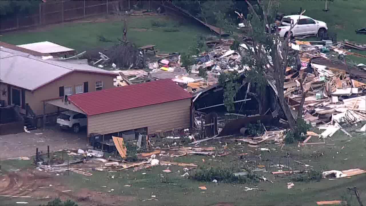 Tornado damage closes Gordon ISD for the week, Santo ISD reopens Tuesday