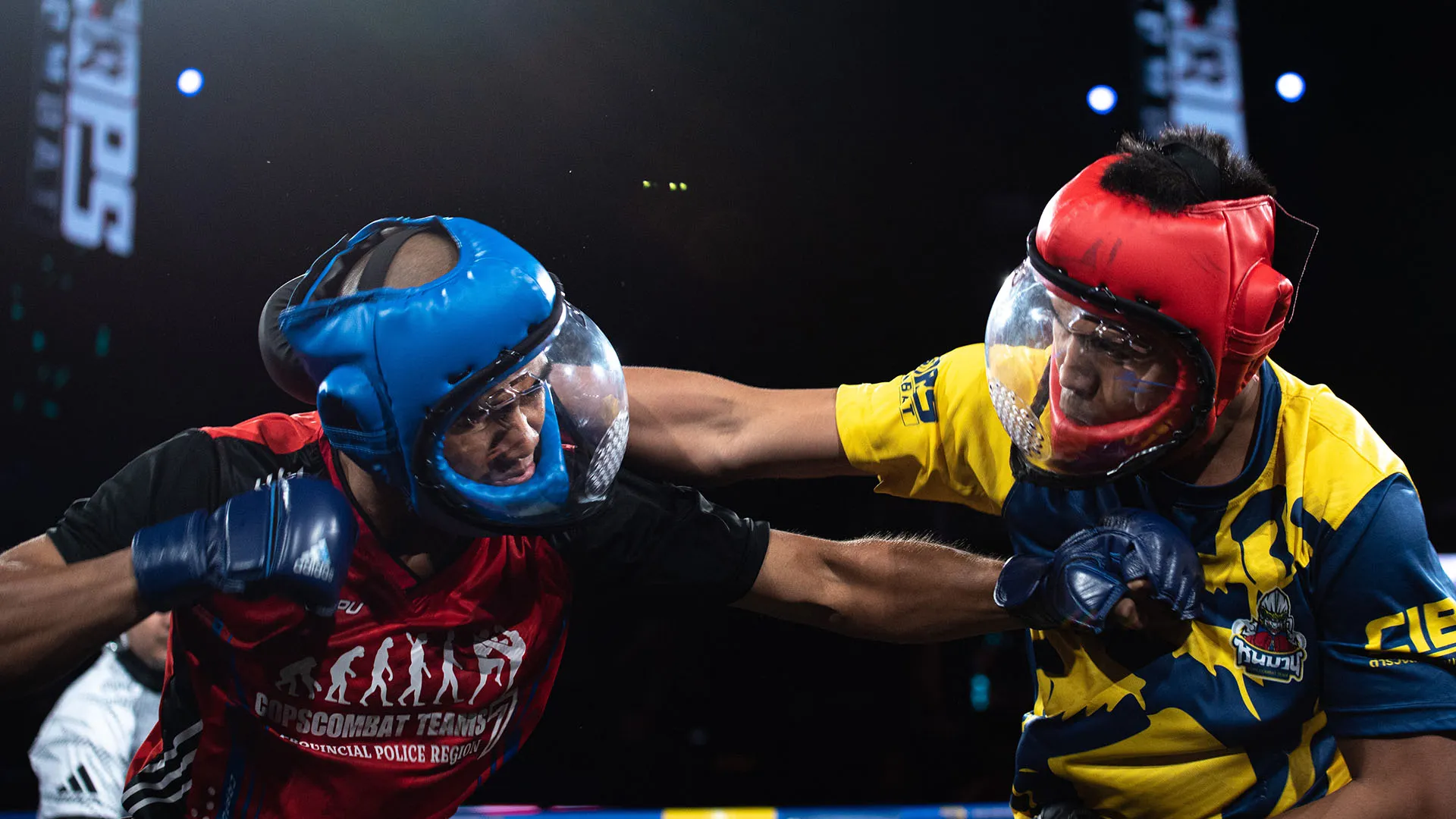 Des combats entre policiers thaïlandais : les photos du Cops Combat